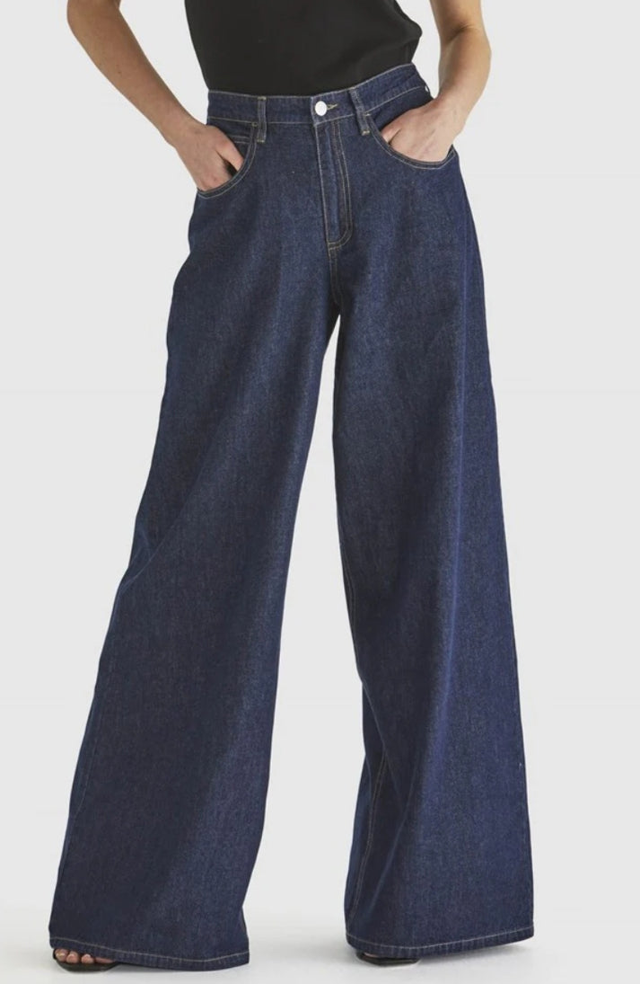 Fate & Becker wide leg jean – Tonia T Boutique