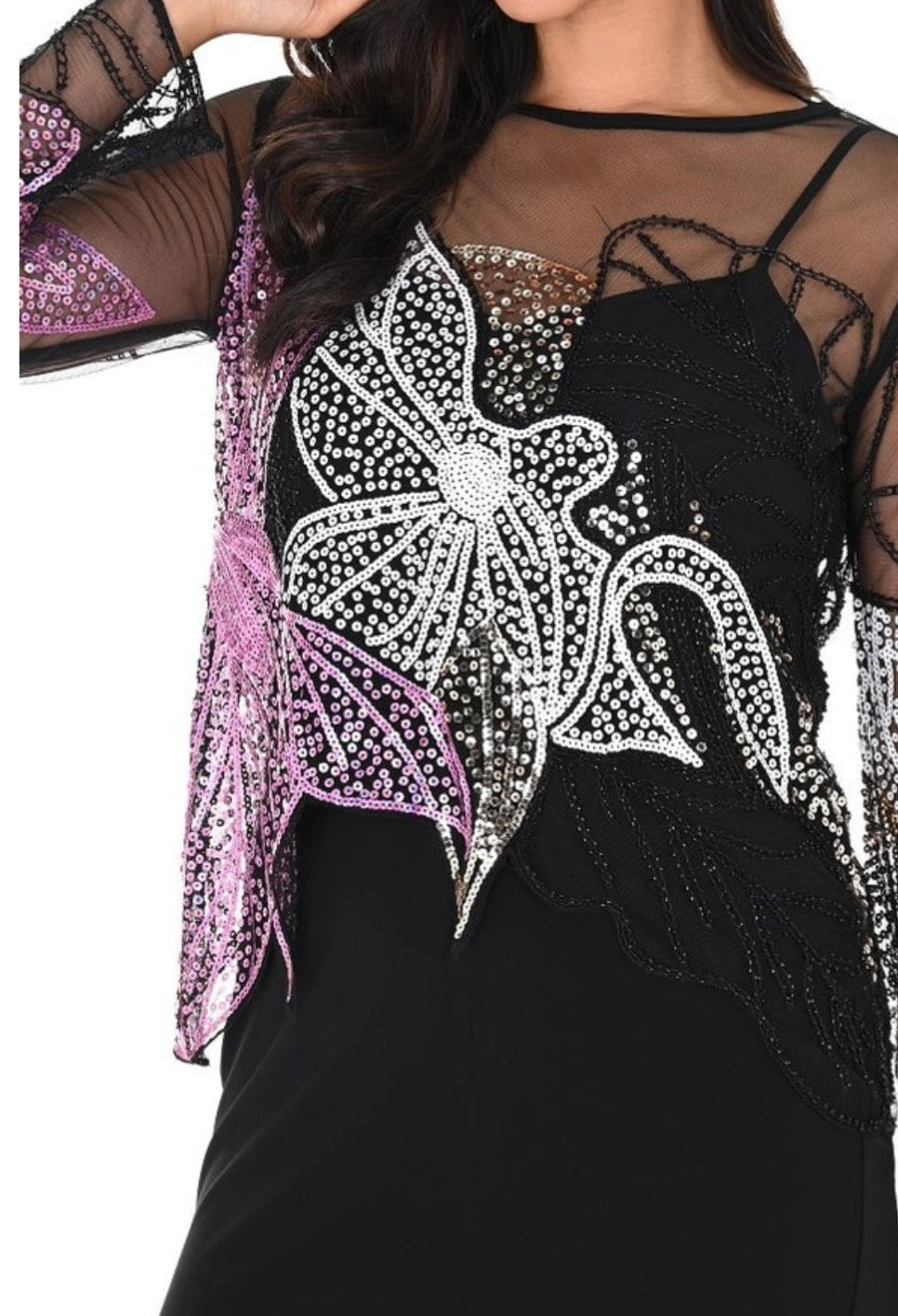 Frank Lyman sequin flower top – Tonia T Boutique & Gifts – Werribee ...